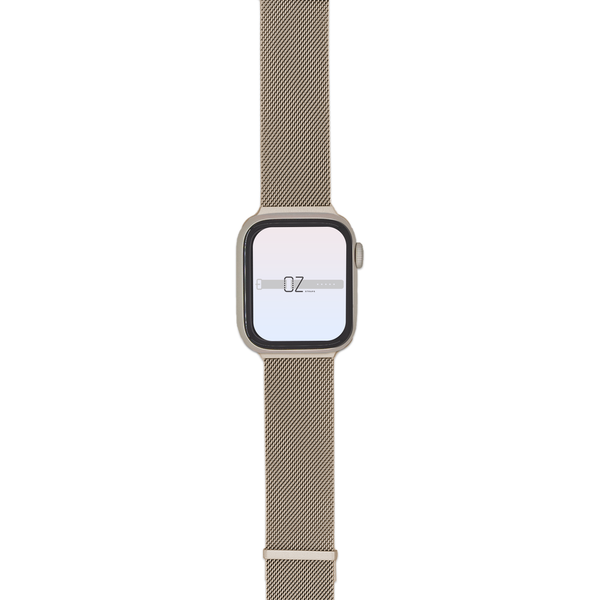 Starlight Milanese Loop Apple Watch Bands Australia | OzStraps