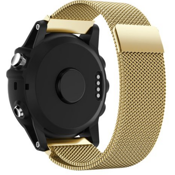 Gold Milanese Loop Garmin Fenix 6X / 7X / 8 (51MM) Band - OzStraps